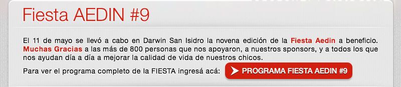 AEDIN Newsletter - Mayo 2018